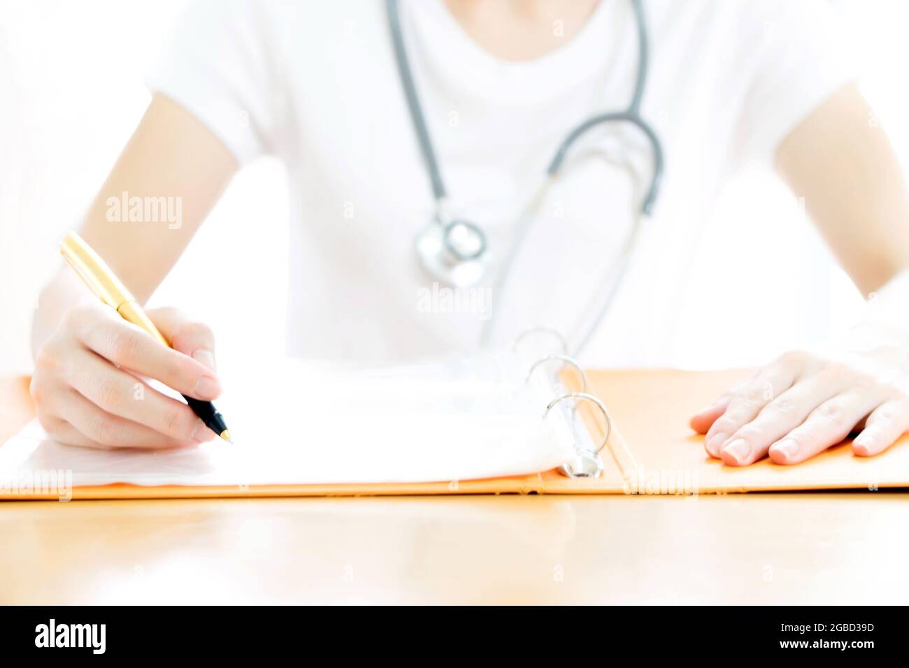 Doctor at work Stock Photo - Alamy