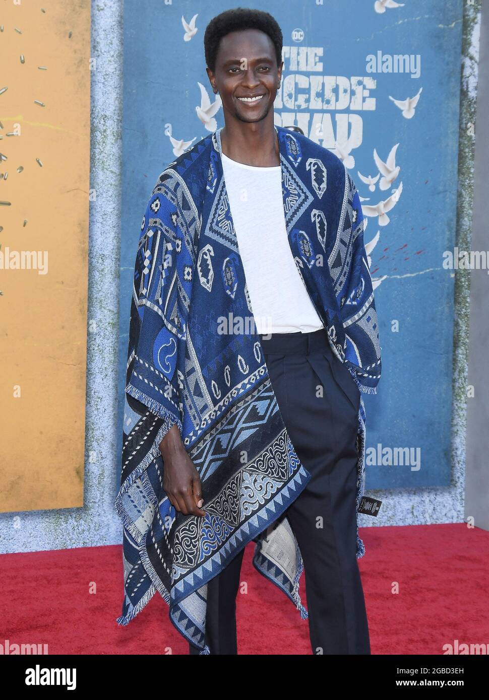 Edi Gathegi arrives at THE SUICIDE SQUAD World Premiere held at the ...
