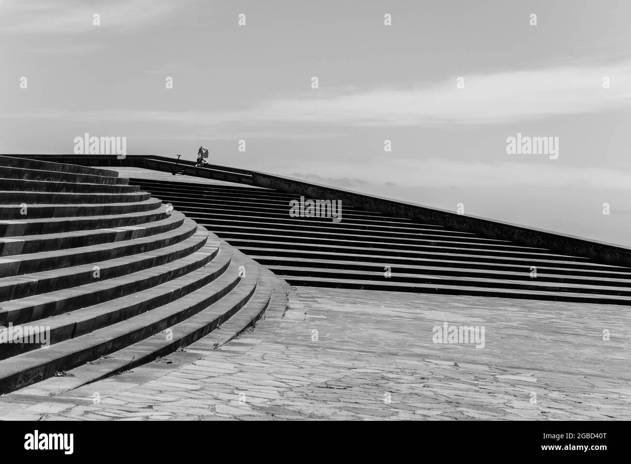 Black and white stairs pattern Stock Photo - Alamy