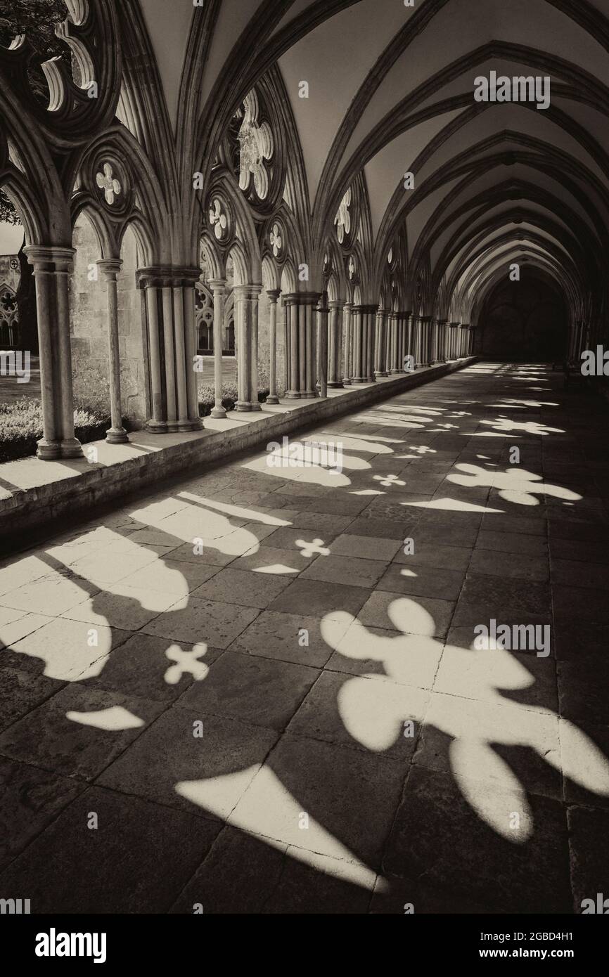 Cloister cloisters light shadow hi-res stock photography and images - Alamy