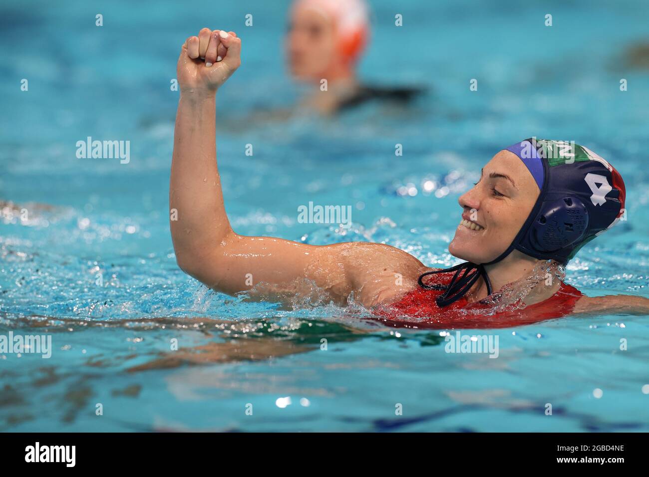 Tokyo, Japan. 3rd Aug, 2021. Greta Gurisatti of Hungary celebrates ...