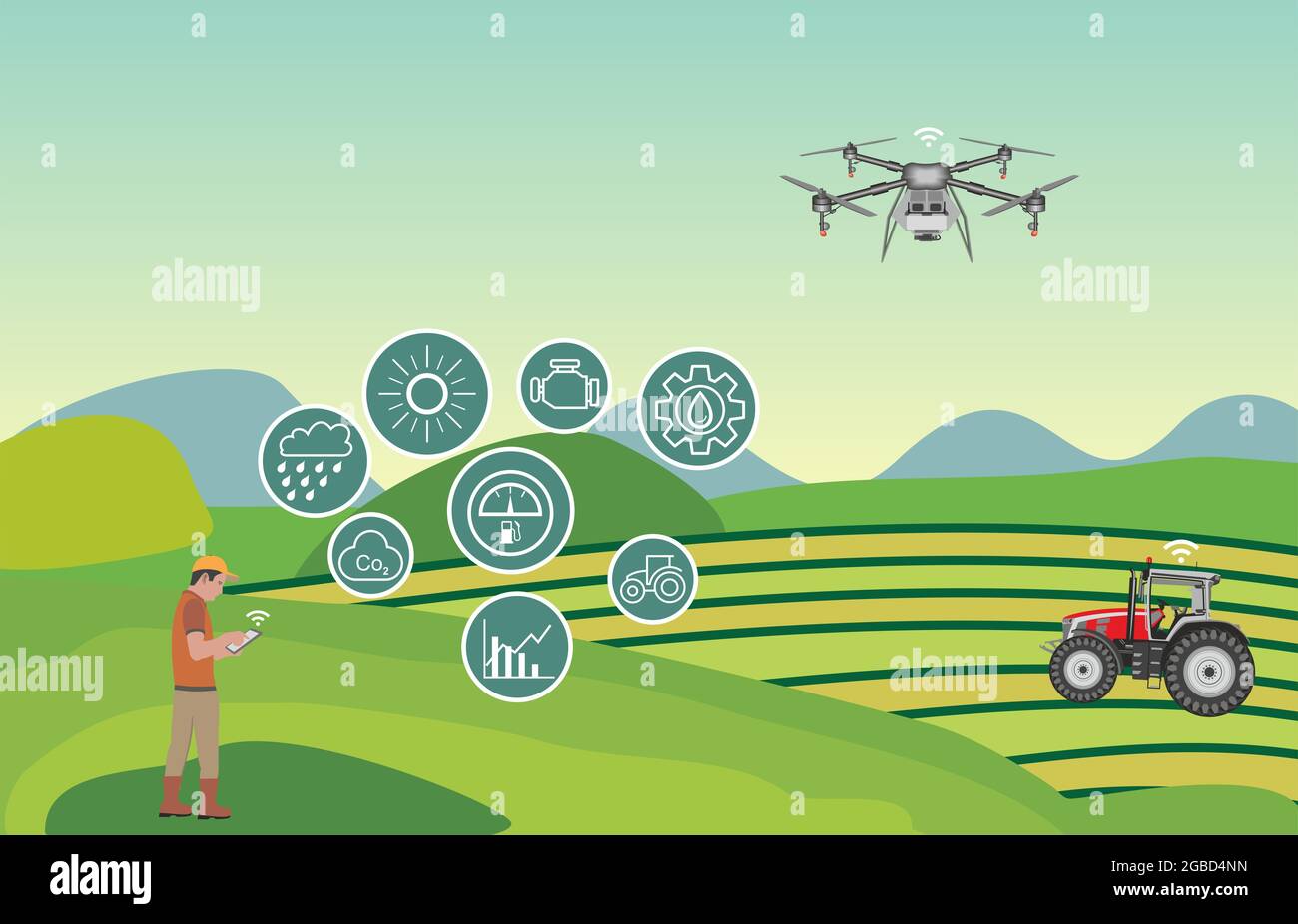 Technologies in agriculture hi-res stock photography and images - Alamy
