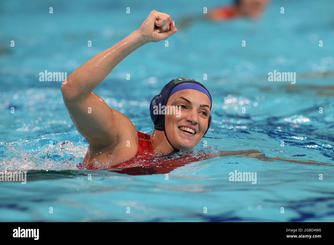 Tokyo, Japan. 3rd Aug, 2021. Greta Gurisatti of Hungary celebrates ...