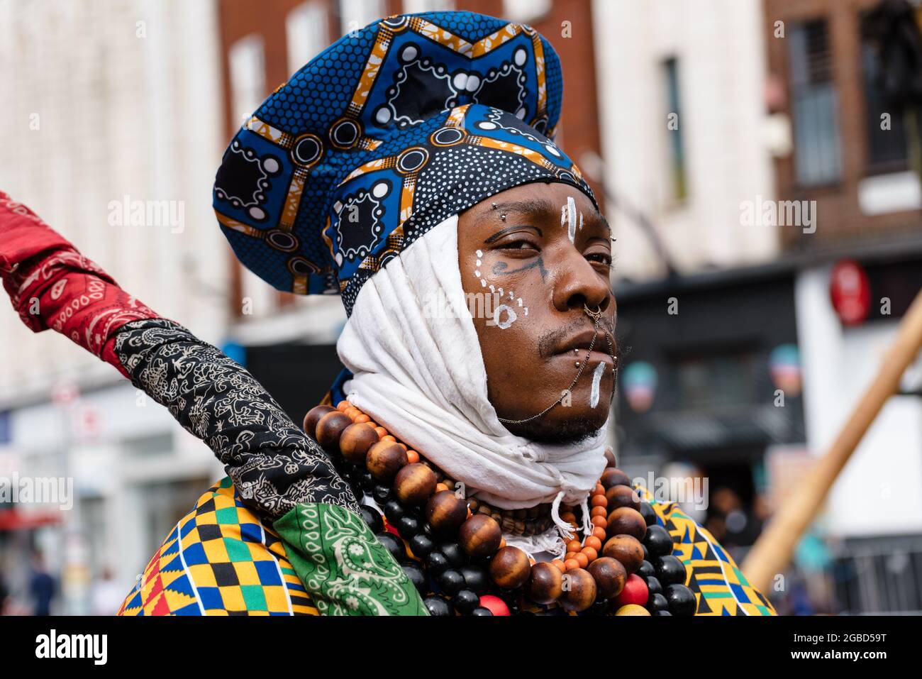 London, UK. 1 August 2021. Pan-African Reparation Rebellion Groundings ...