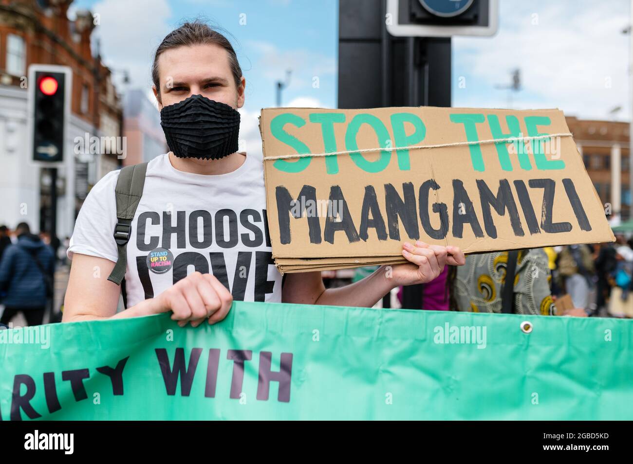 London, UK. 1 August 2021. Pan-African Reparation Rebellion Groundings ...