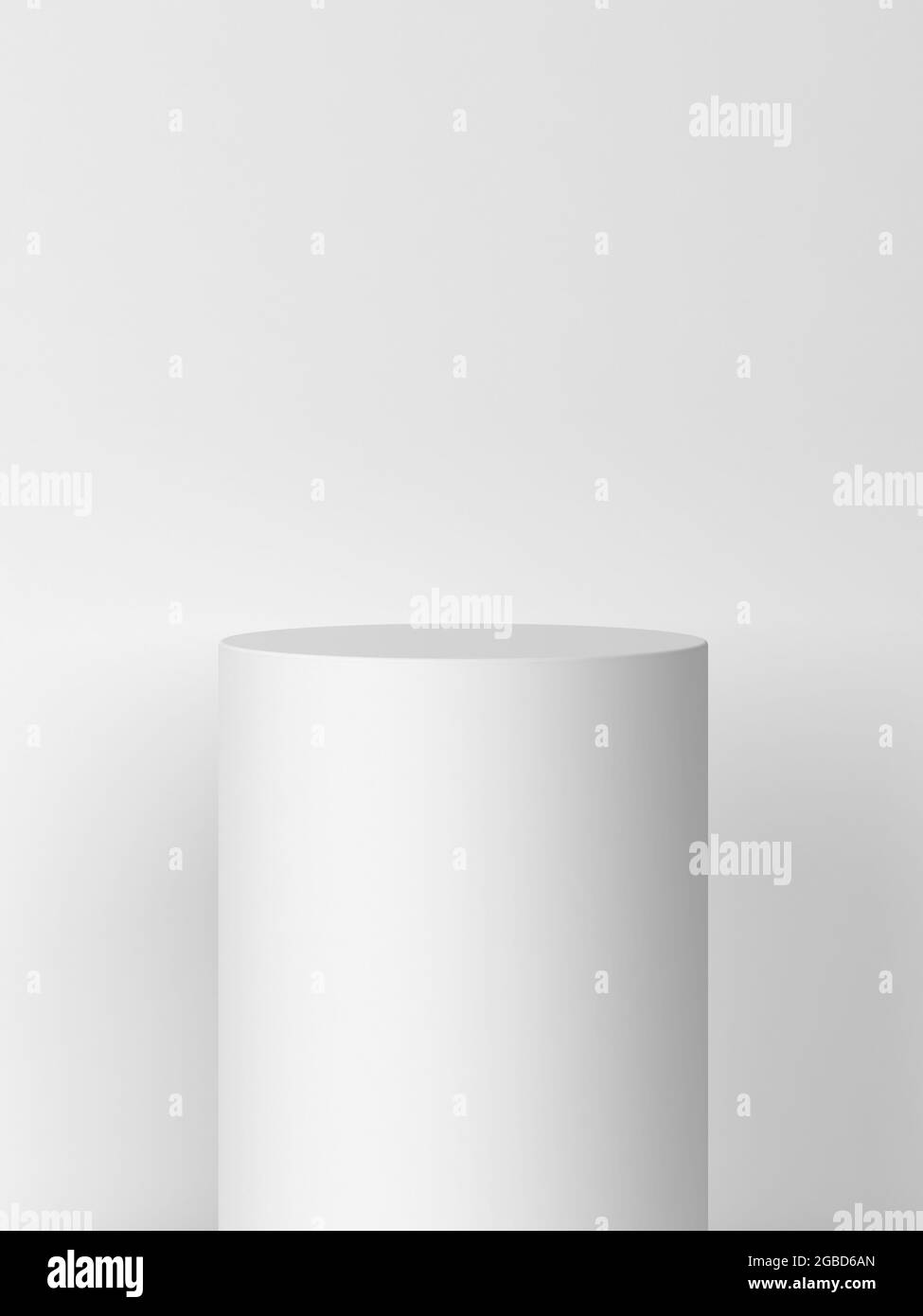 Simple podium as a showcase for products. Minimal scene. 3d ...
