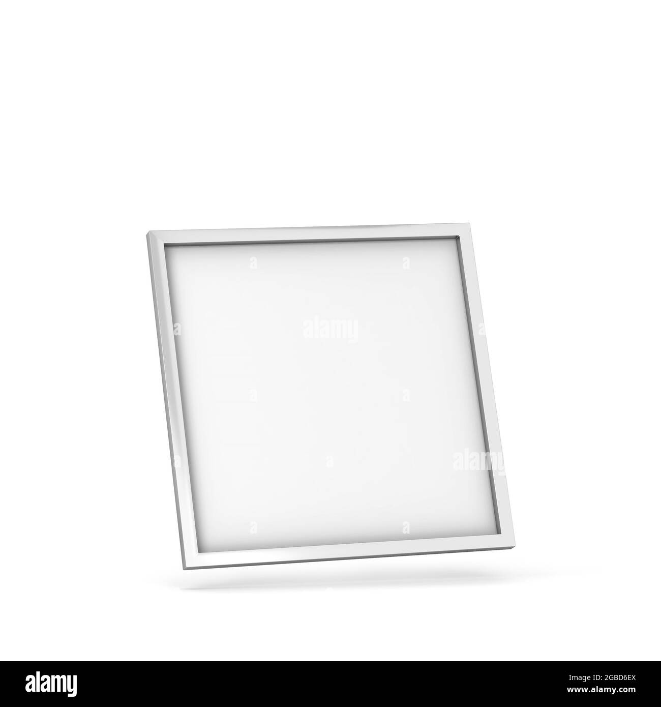 Simple frame. 3d illustration isolated on white background Stock Photo ...