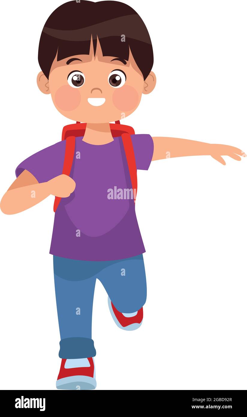 little boy walking Stock Vector Image & Art - Alamy