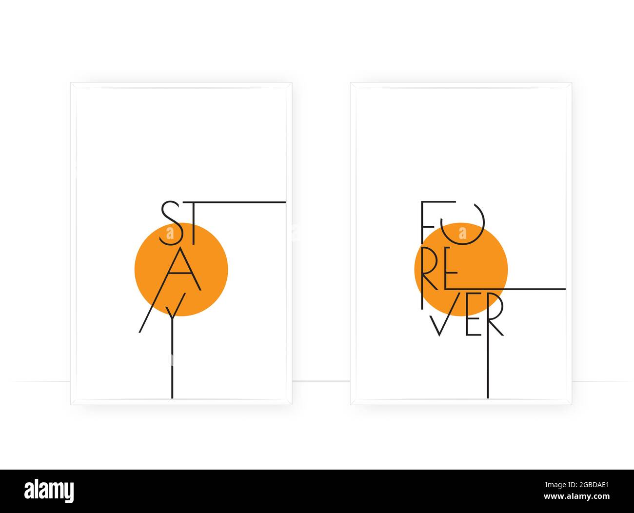 Three pieces poster design Stock Vector Images - Alamy