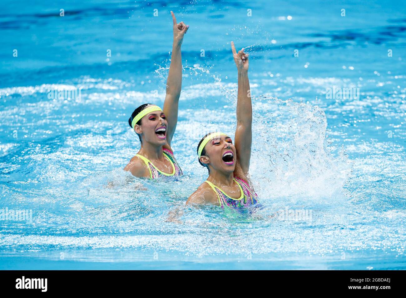 Tokyo, Japan. 3rd Aug, 2021. NURIA DIOSDADO and JOANA JIMENEZ (MEX ...