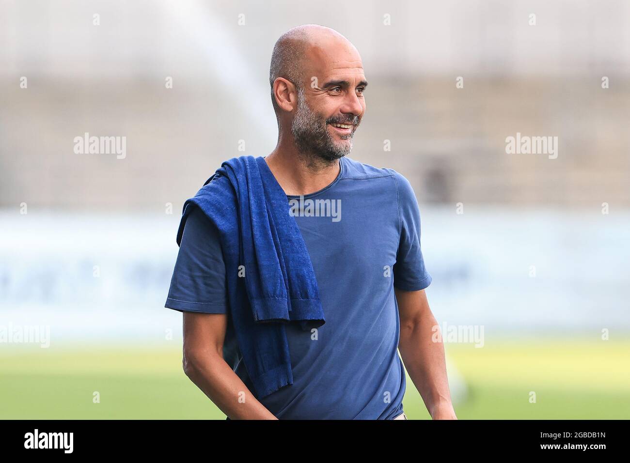 Pep Guardiola manager of Manchester City Stock Photo - Alamy