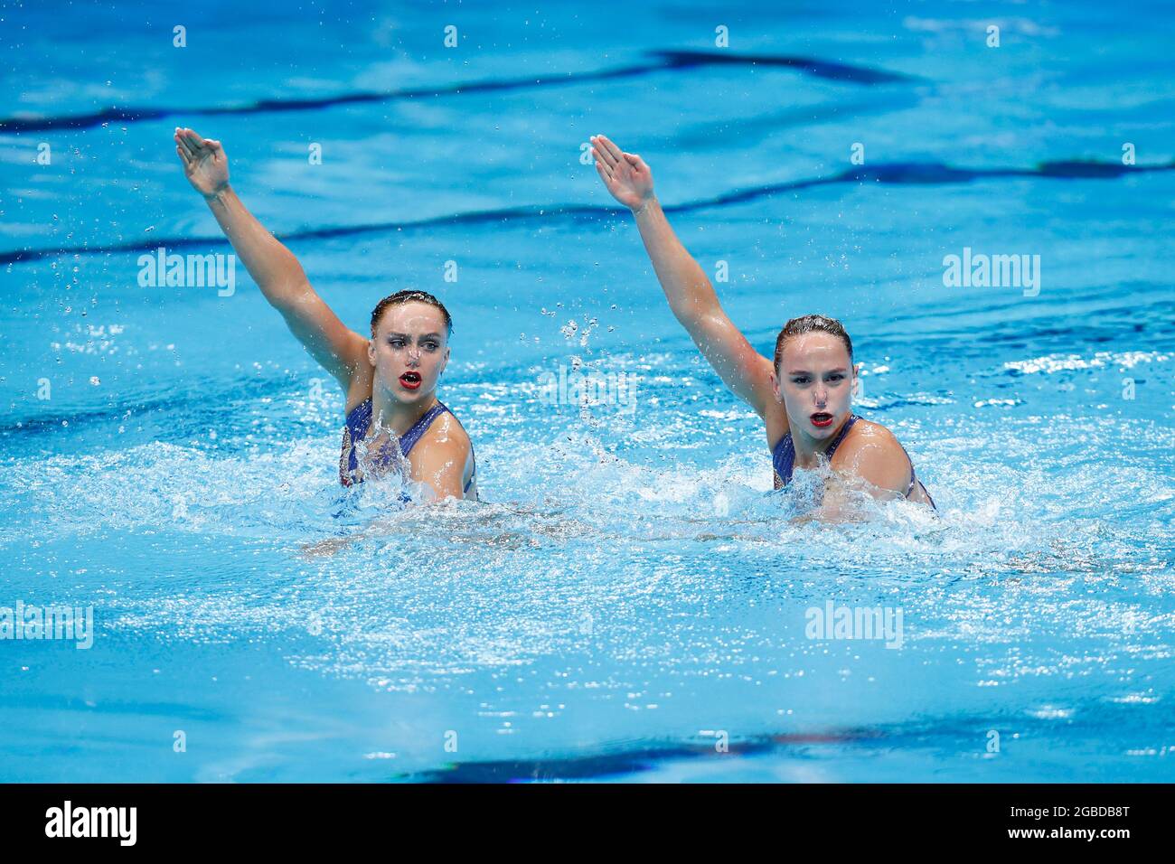 Tokyo, Japan. 3rd Aug, 2021. KATE SHORTMAN and ISABELLE THORPE (GBR ...