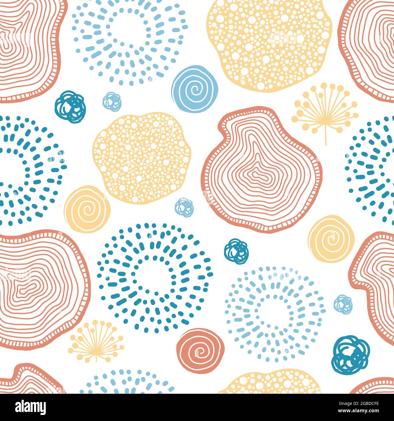 Spiral dot abstract pattern cartoon vector. Graphic circle Stock Vector ...