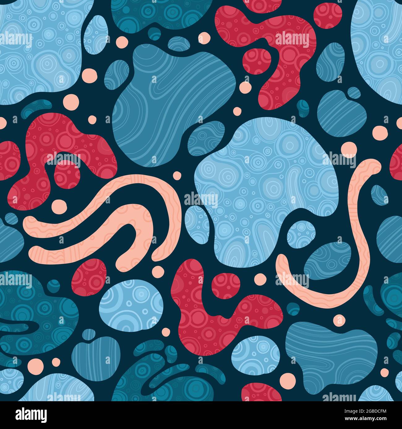 Fashionable textile colorful pattern cartoon vector. Abstract modern ...