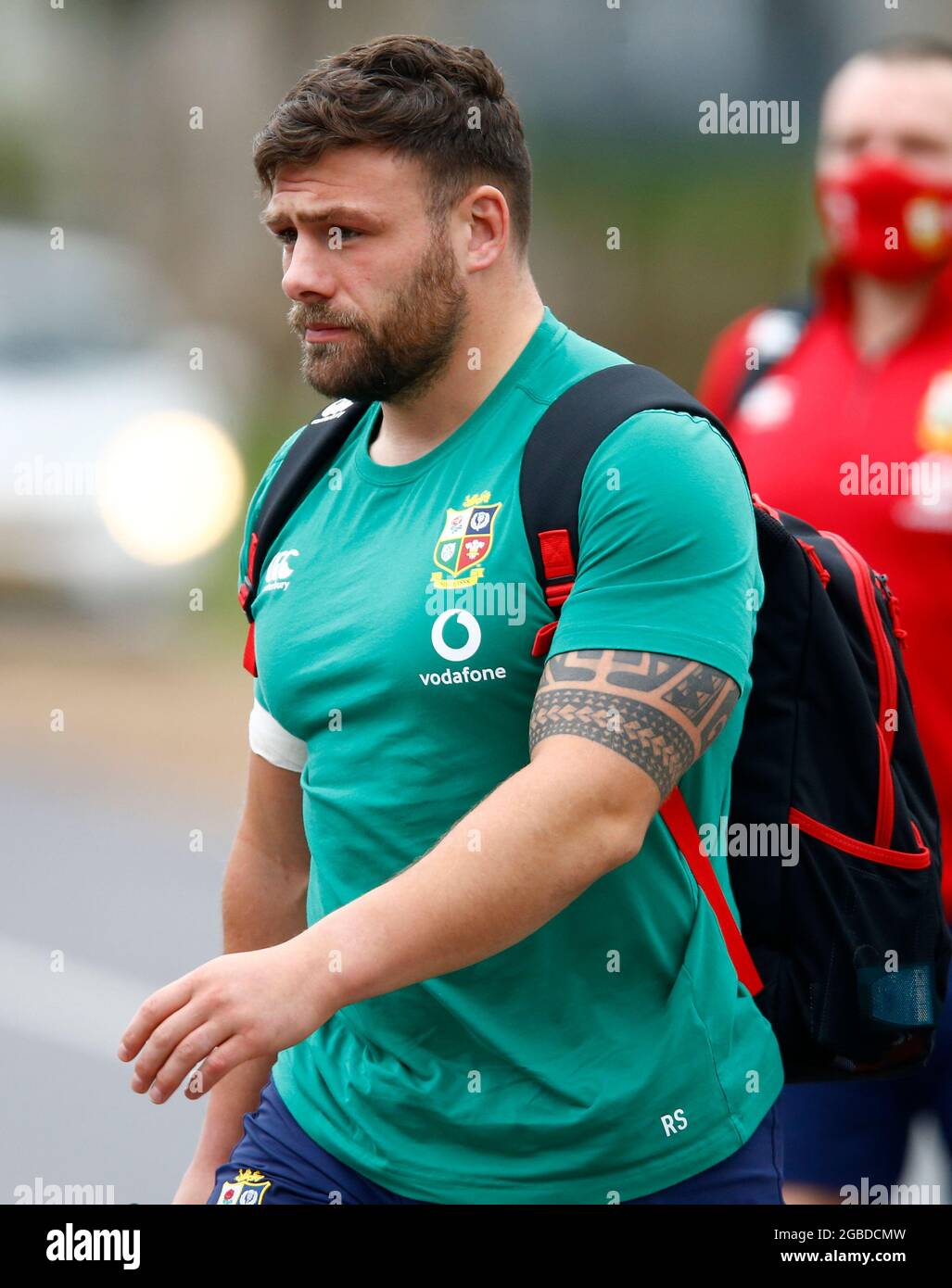 British and Irish Lions Rory Sutherland during a training session at ...