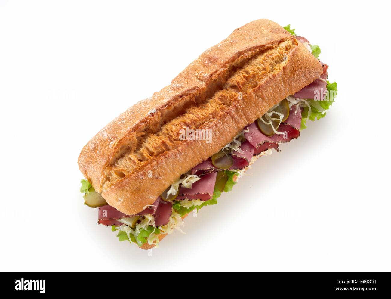 Submarine sandwich Cut Out Stock Images & Pictures - Alamy