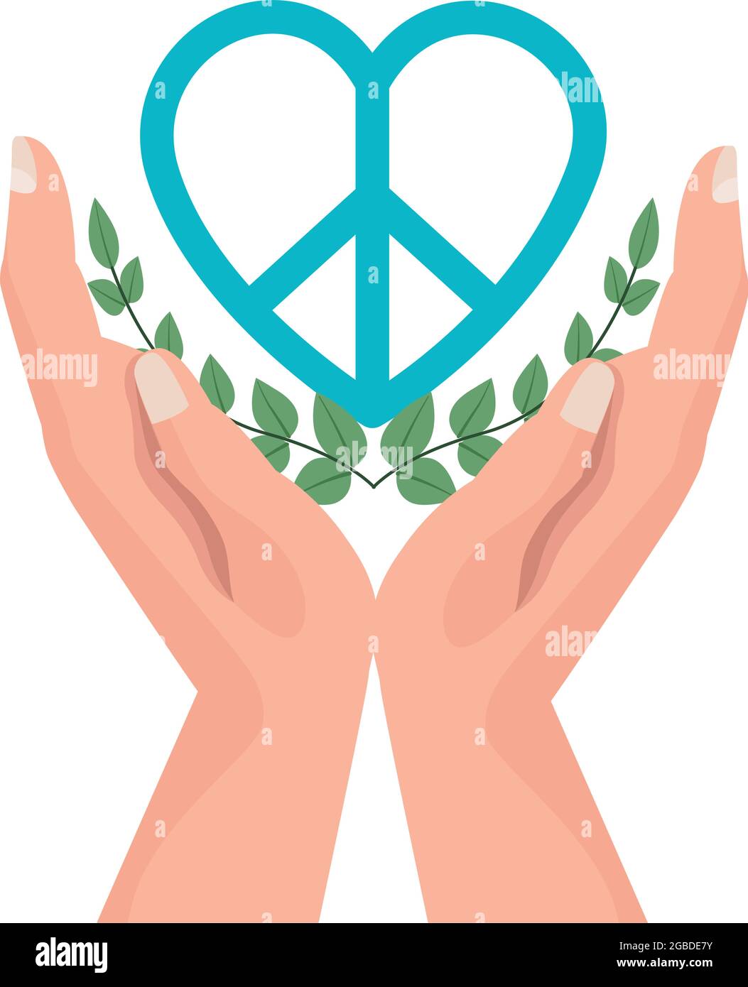 hands lifting peace symbol Stock Vector Image & Art - Alamy