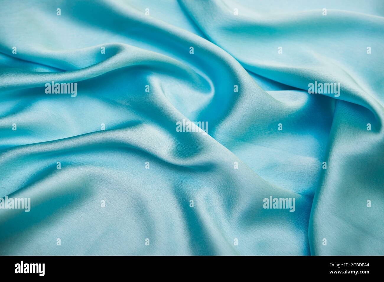blue silk texture abstract background, smooth fabric cloth background ...