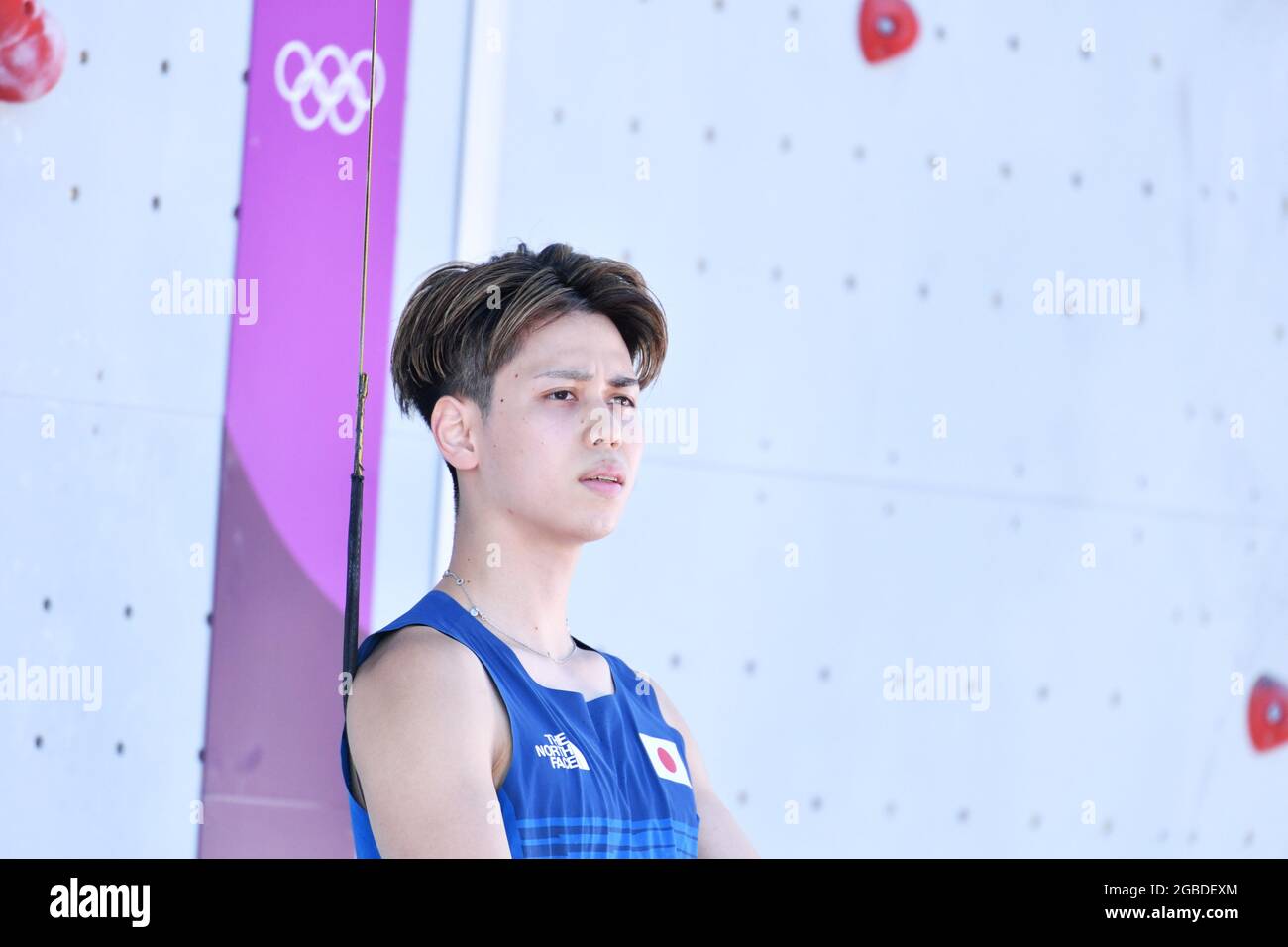 Tokyo, Japan. Credit: MATSUO. 3rd Aug, 2021. Kai Harada (JPN) Sport Climbing : Men's Combined ...