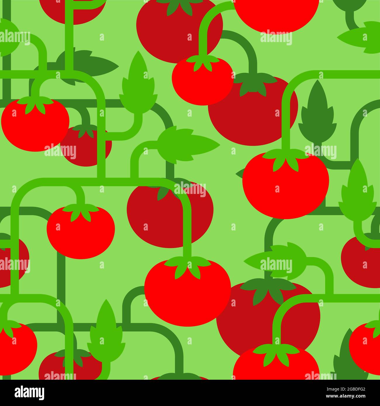 Tomato bush pattern seamless. Tomatos background. vector texture Stock ...