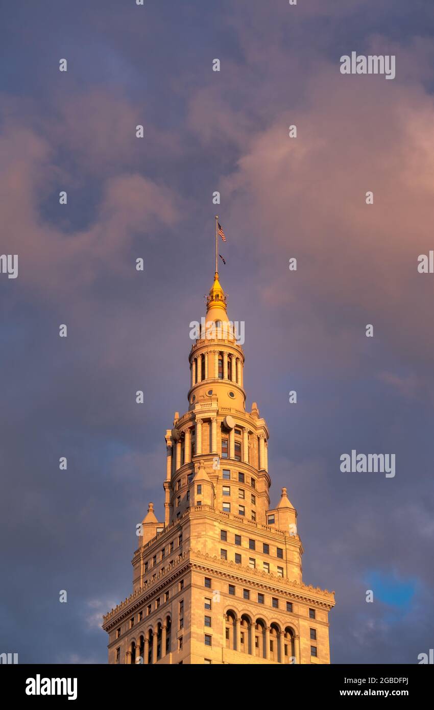 Terminal Tower in Cleveland Ohio Stock Photo - Alamy