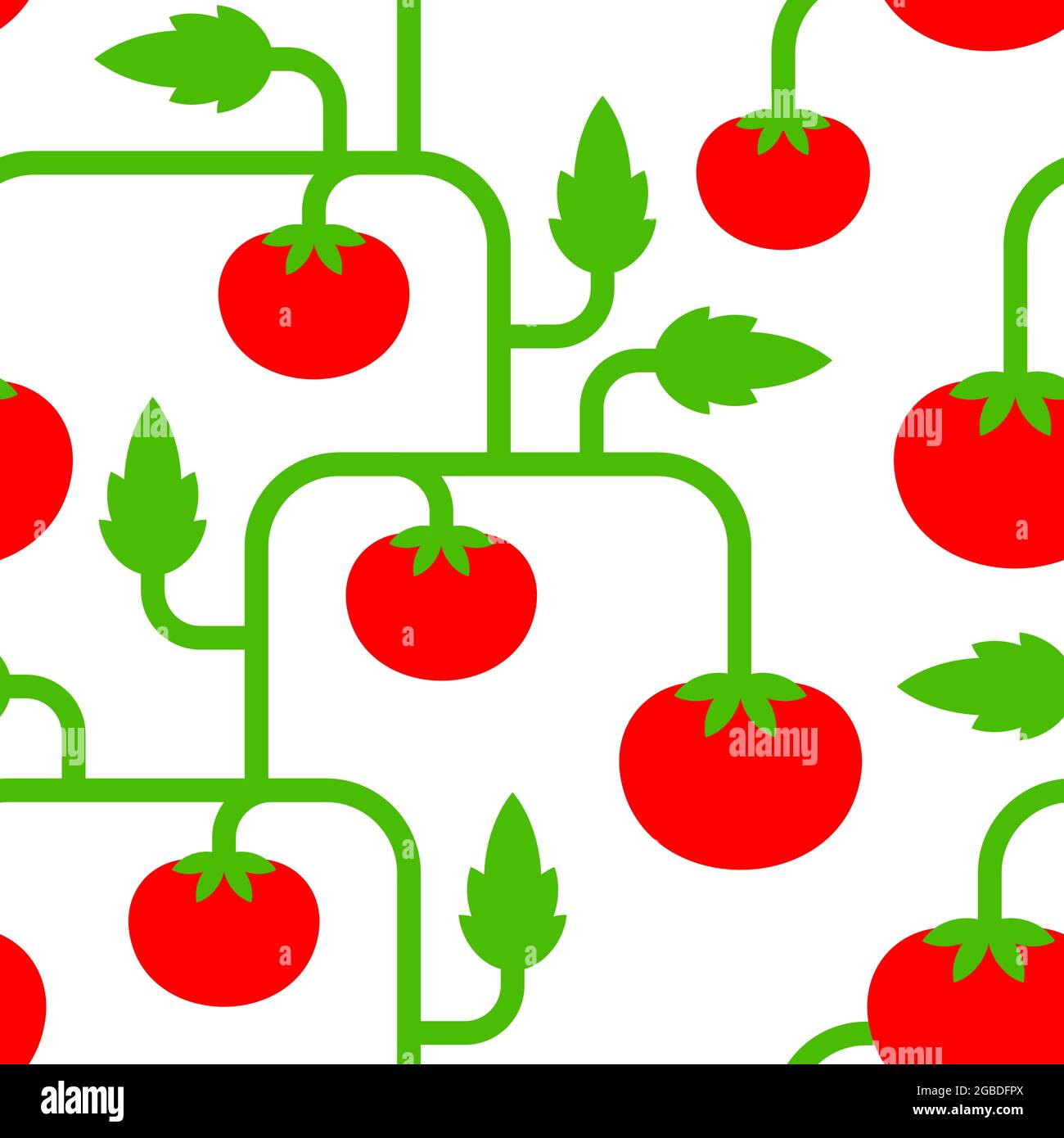 Tomato bush pattern seamless. Tomatos background. vector texture Stock ...