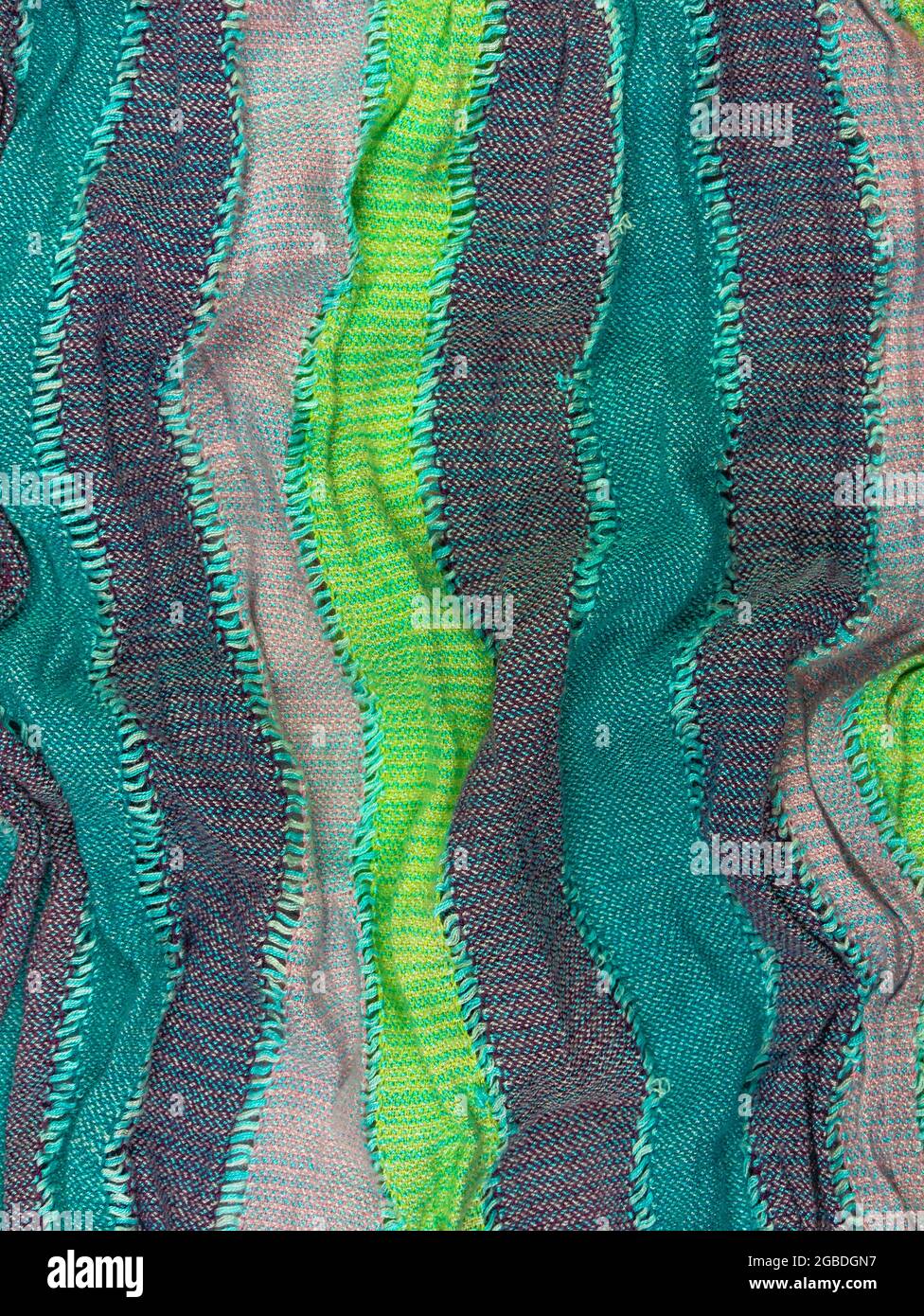 Cyan knitwear texture hi-res stock photography and images - Alamy