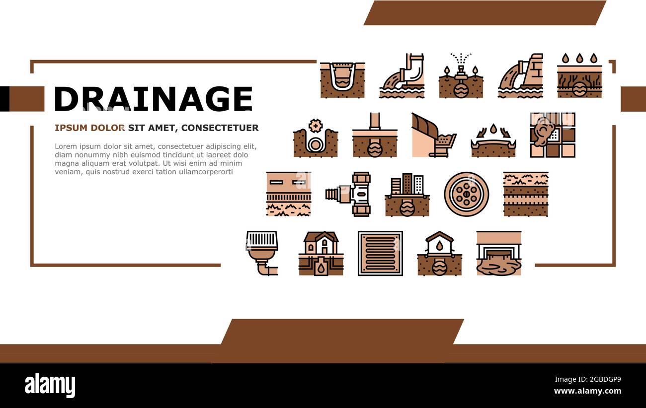 Highway drainage system Stock Vector Images - Alamy