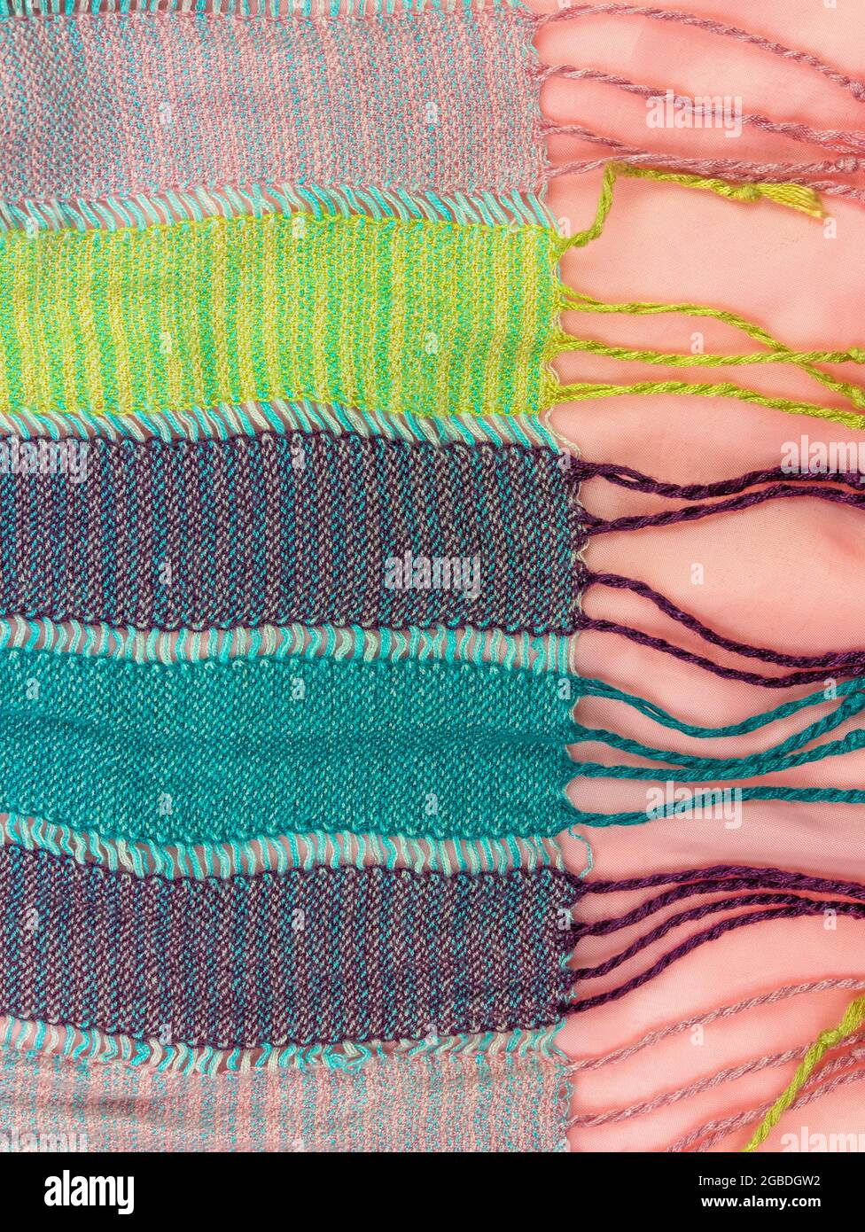 Cyan knitwear texture hi-res stock photography and images - Alamy