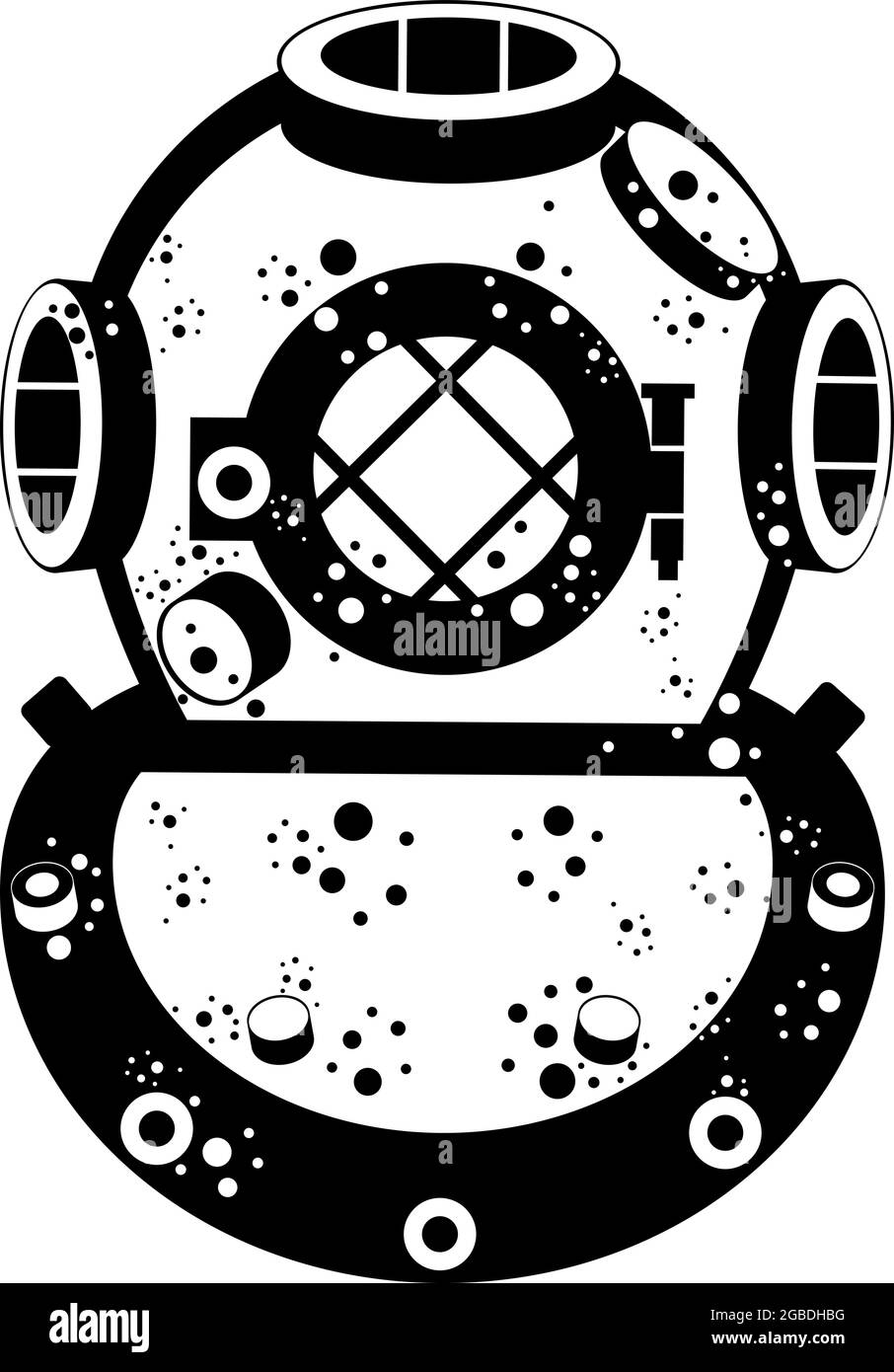 Scuba gear design Black and White Stock Photos & Images - Alamy