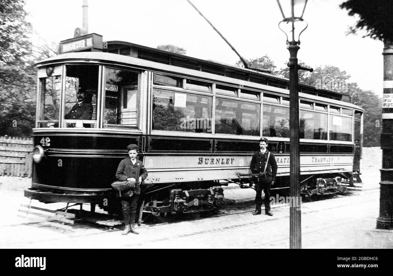 Tram early 1900s Black and White Stock Photos & Images - Alamy