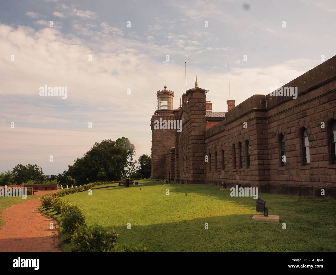 Overlook from the Twin Lights in Atlantic Highlands, New Jersey Stock ...