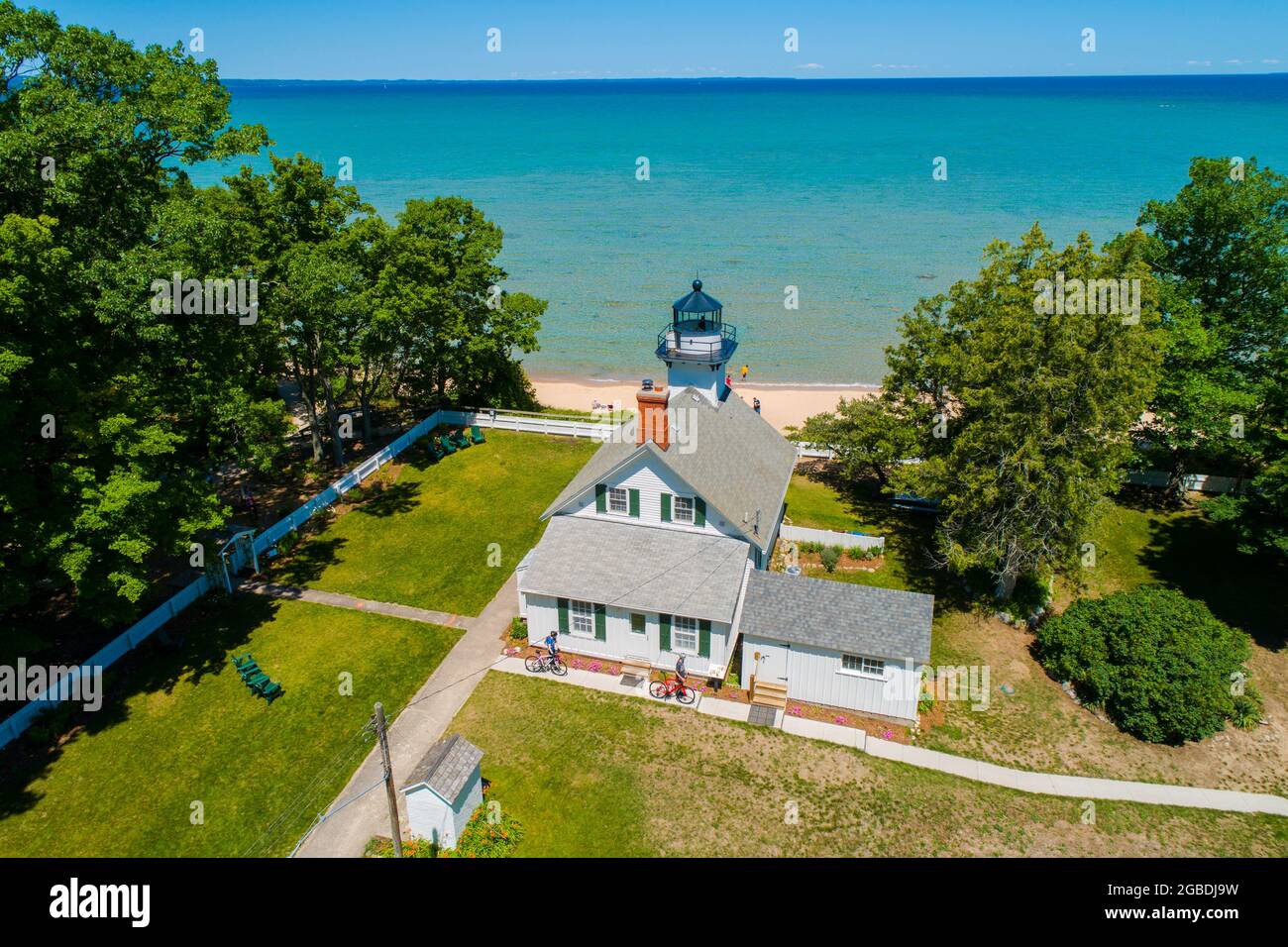 Mission Point Lighthouse Traverse City Michigan is located in Mission ...
