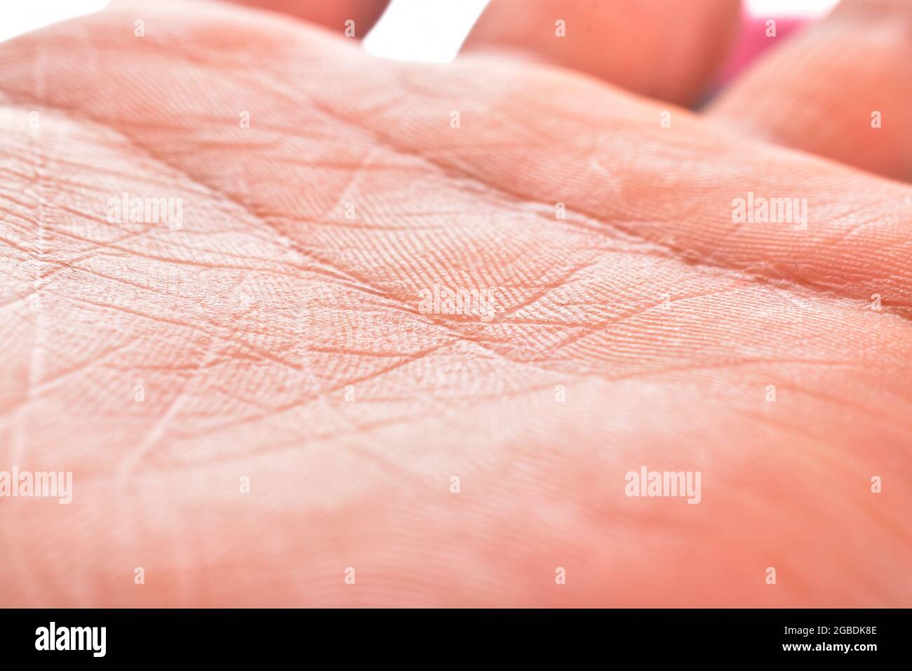 Closeup Of Hand Palm Texture Stock Photo - Alamy