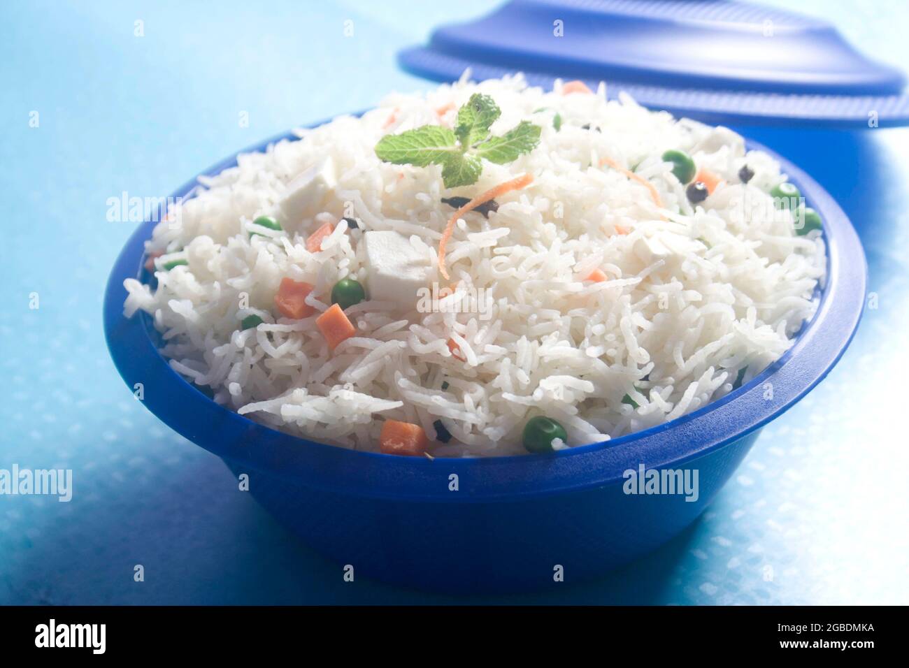 INDIAN BIRYANI VEGETARIAN RICE Stock Photo - Alamy