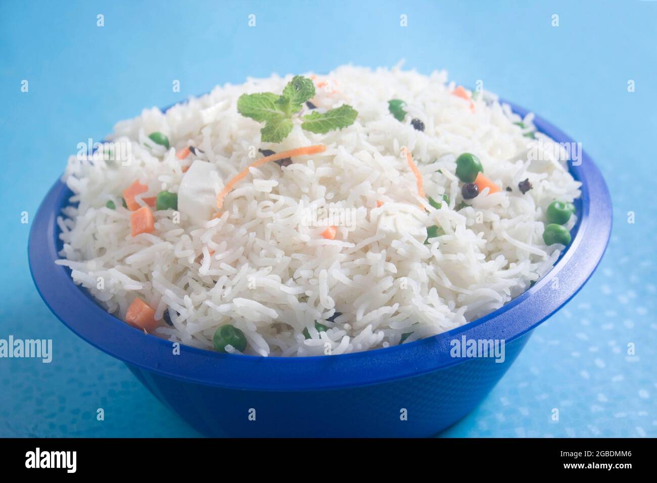 rice nobody,indian pulao.basmati,paneer,carrot.peas Stock Photo - Alamy