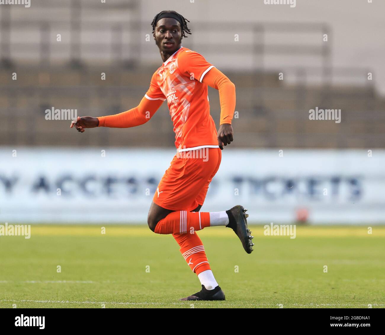 Cameron Antwi of Blackpool during the game Stock Photo - Alamy