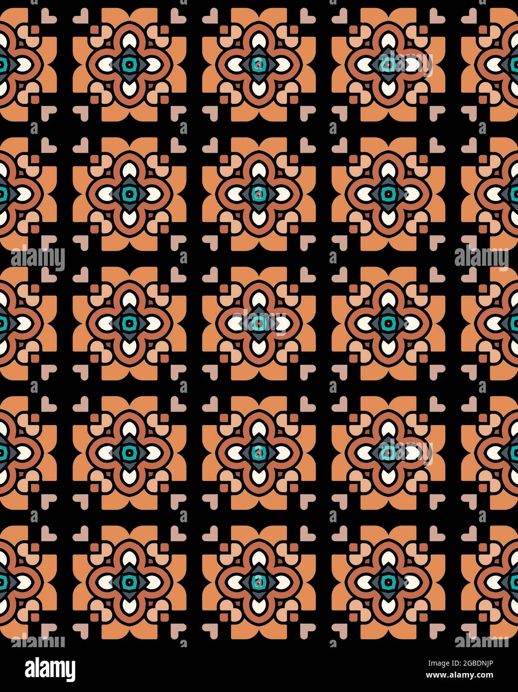 Square floral element design hi-res stock photography and images - Alamy