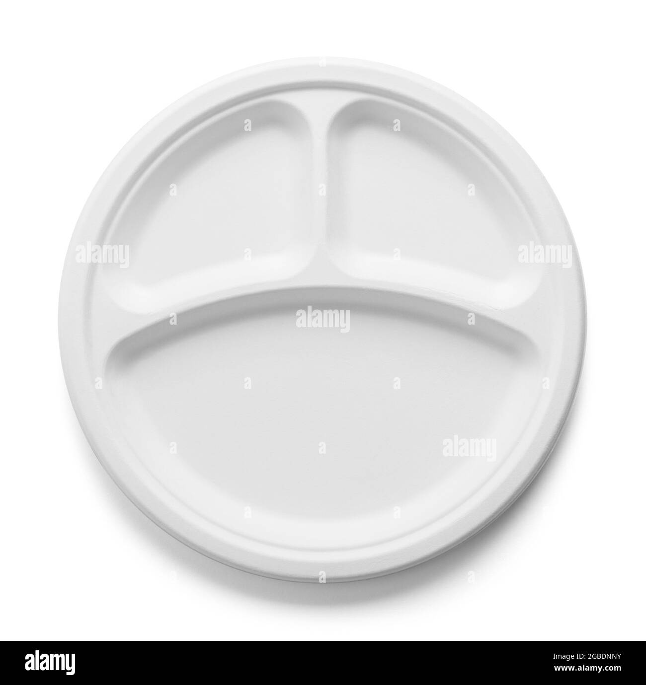 Compartment divided plate Cut Out Stock Images & Pictures - Alamy