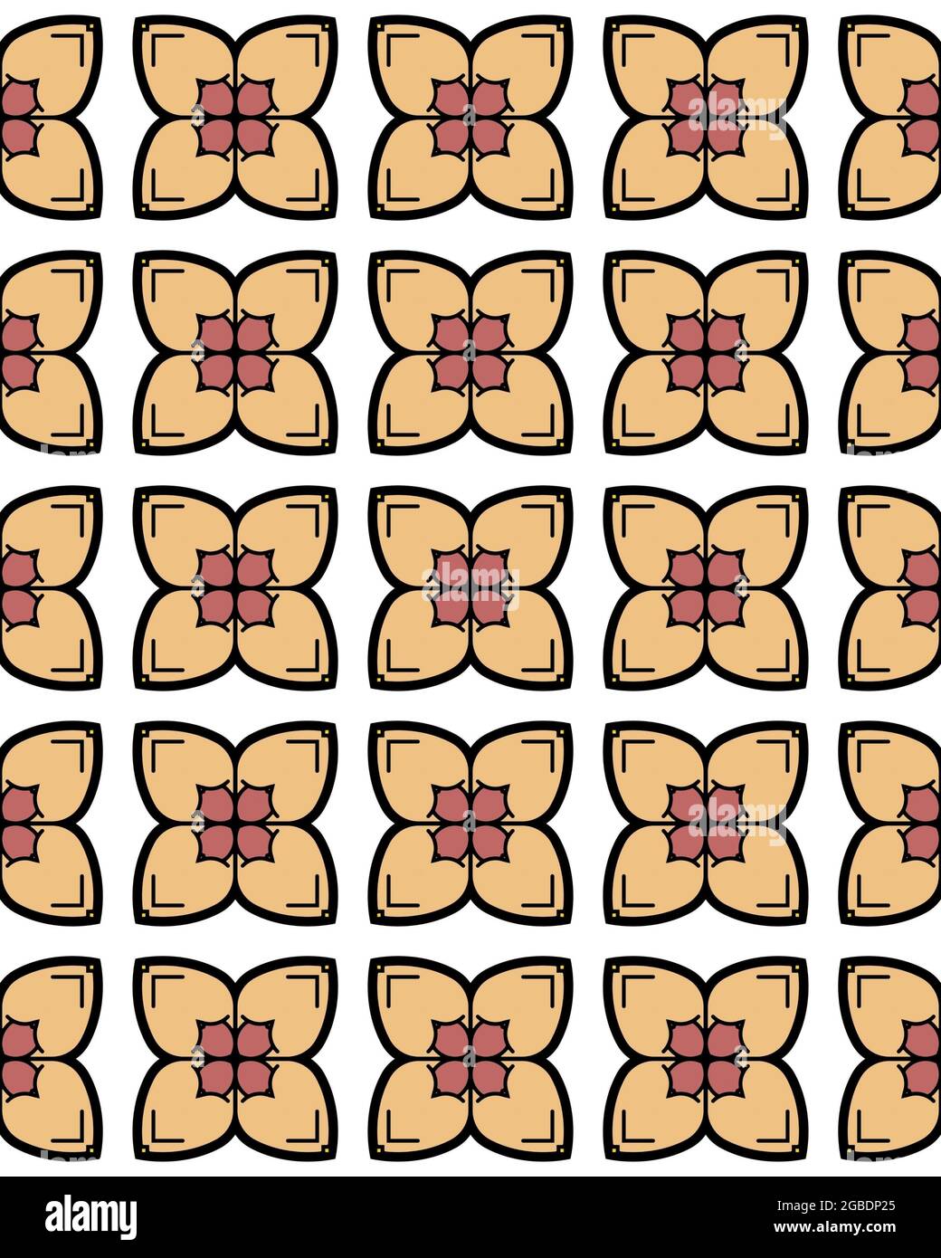 Floral tile design hi-res stock photography and images - Alamy