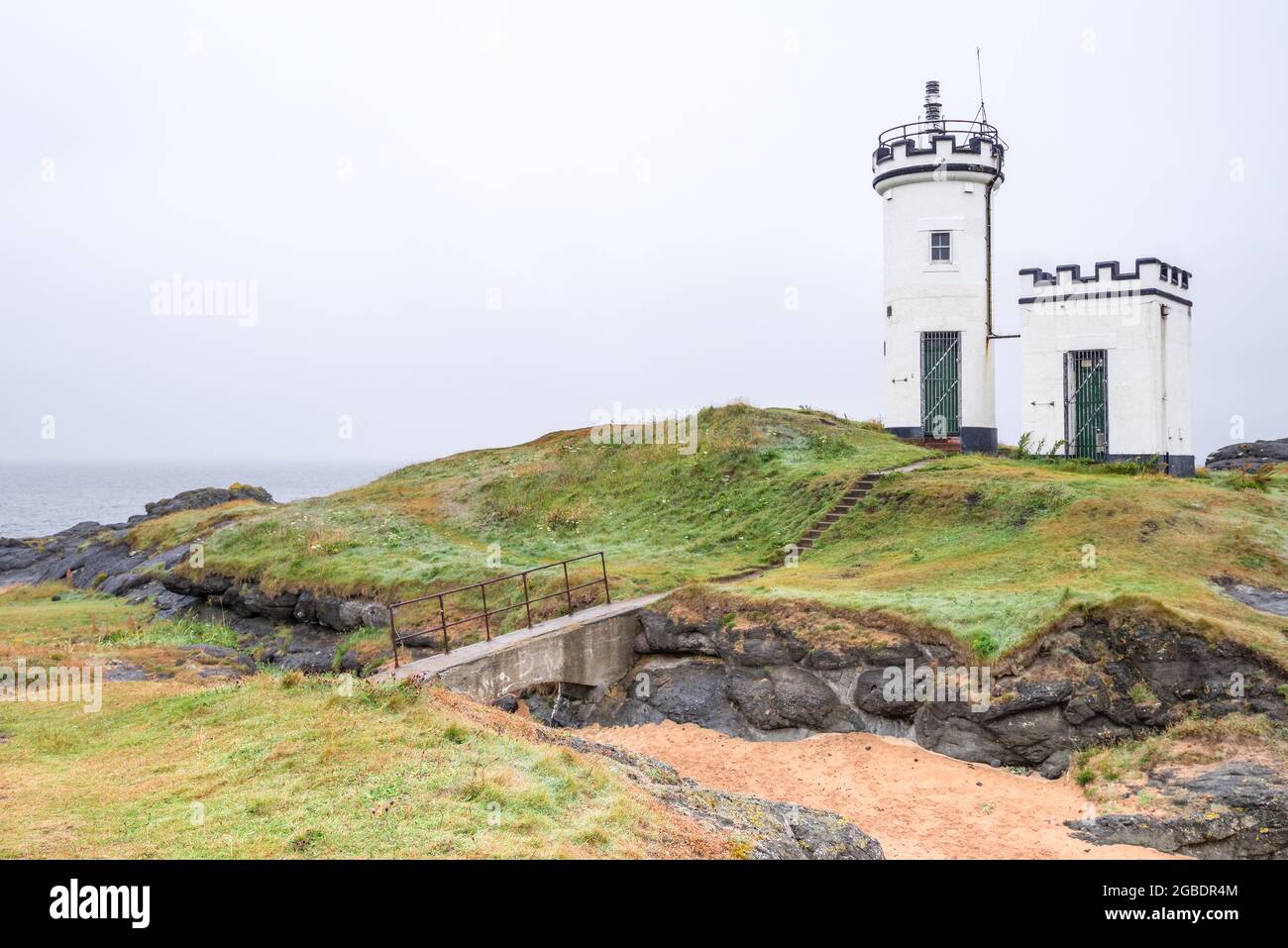 Pretty Elie Ness Lighthouse in Fife - Scotland, UK Stock Photo - Alamy