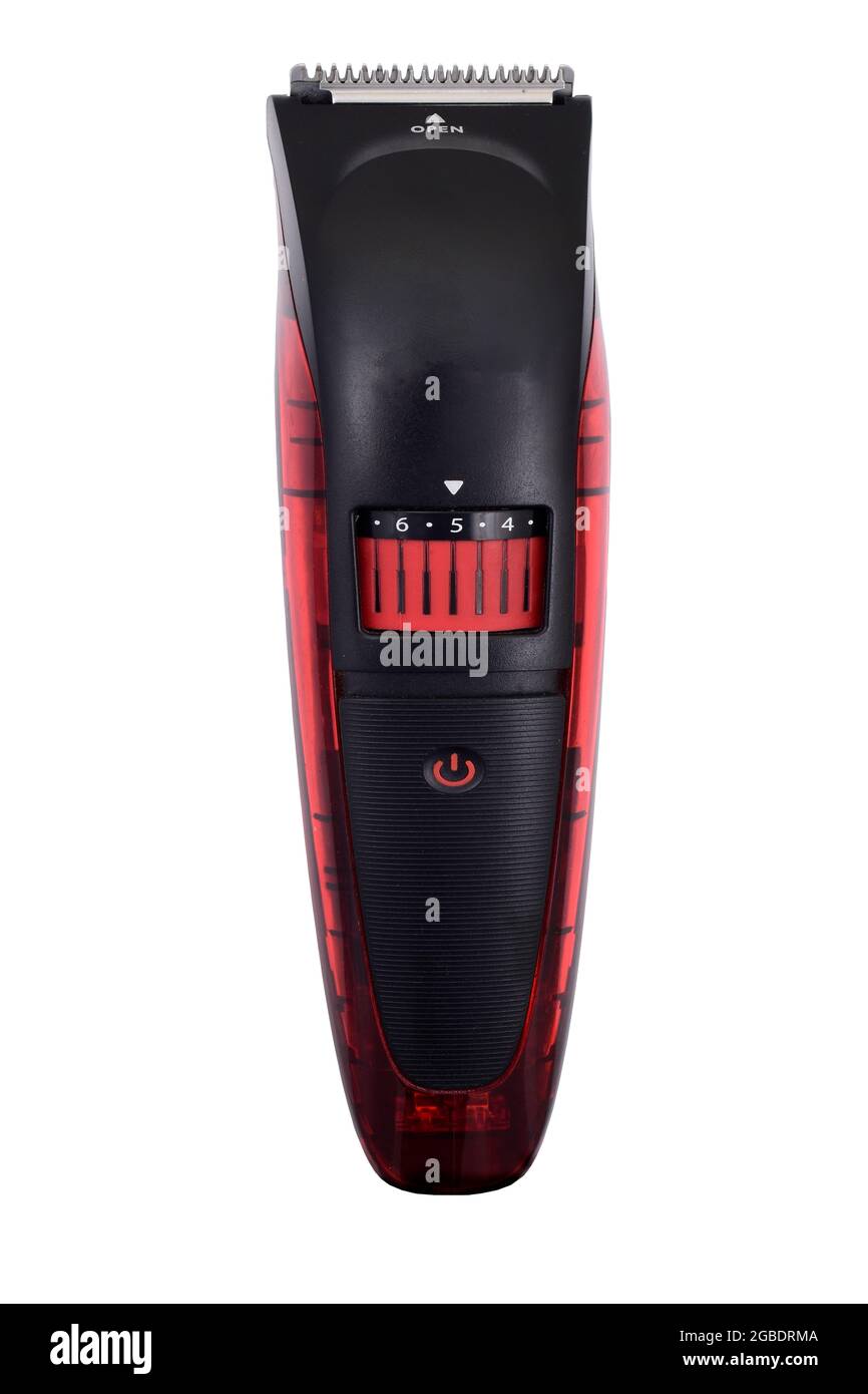 Hair Trimmer Isolated On White Background With Clipping Path Stock ...