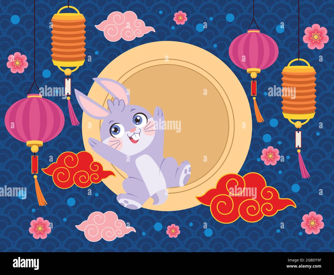 chinese moon festival poster Stock Vector Image & Art - Alamy