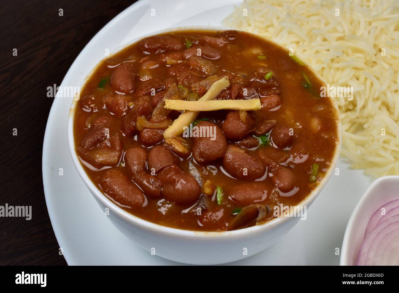 Closeup Of Cooked Rajma In Bowl, Famous North Indian Food Rajma Stock ...