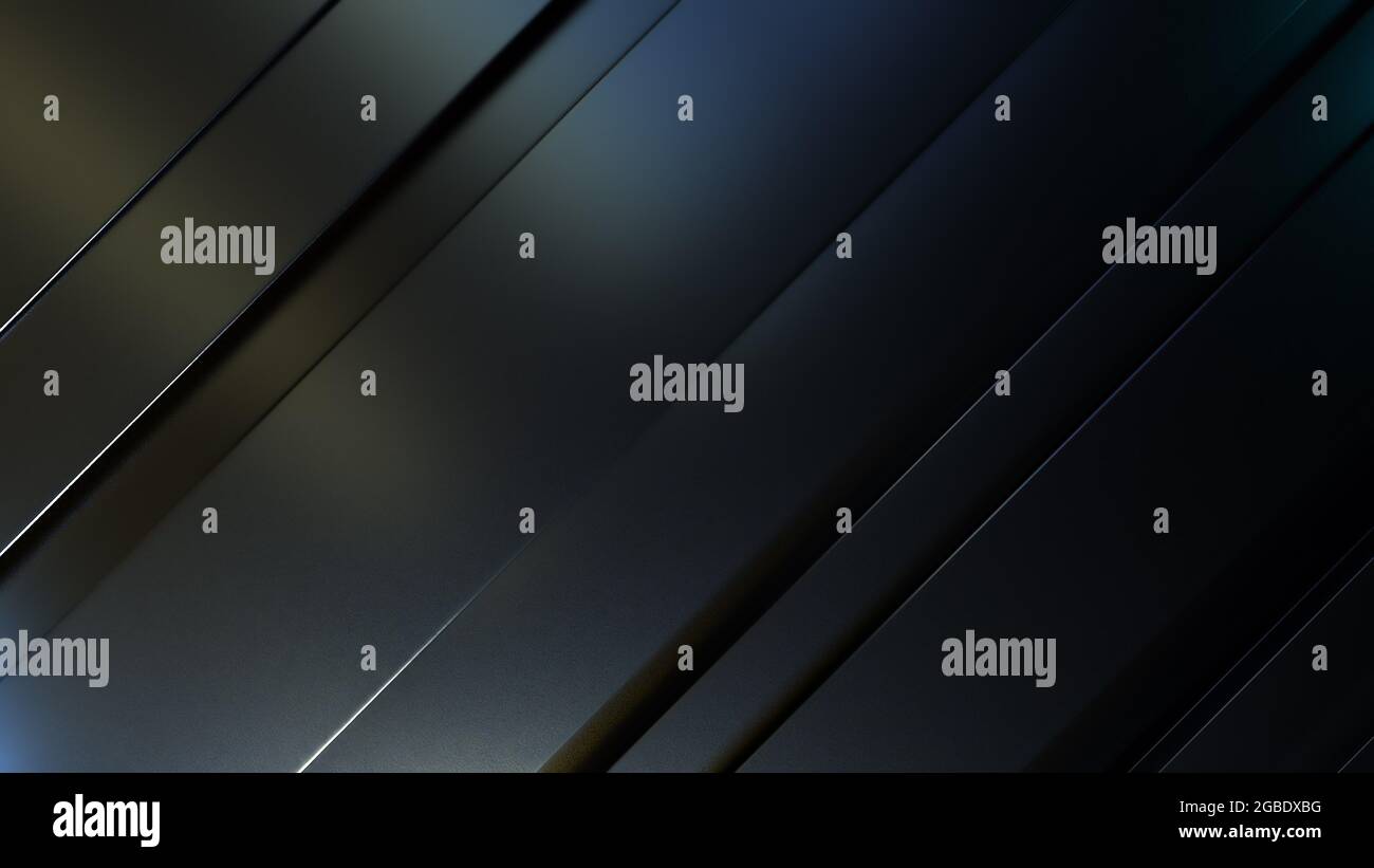 Steel 3d render sheet with technological lines. Chrome plated gradient ...