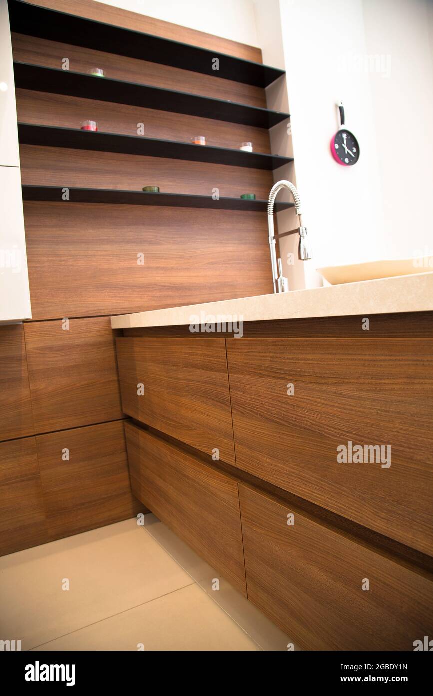 Walnut drawer hi-res stock photography and images - Alamy