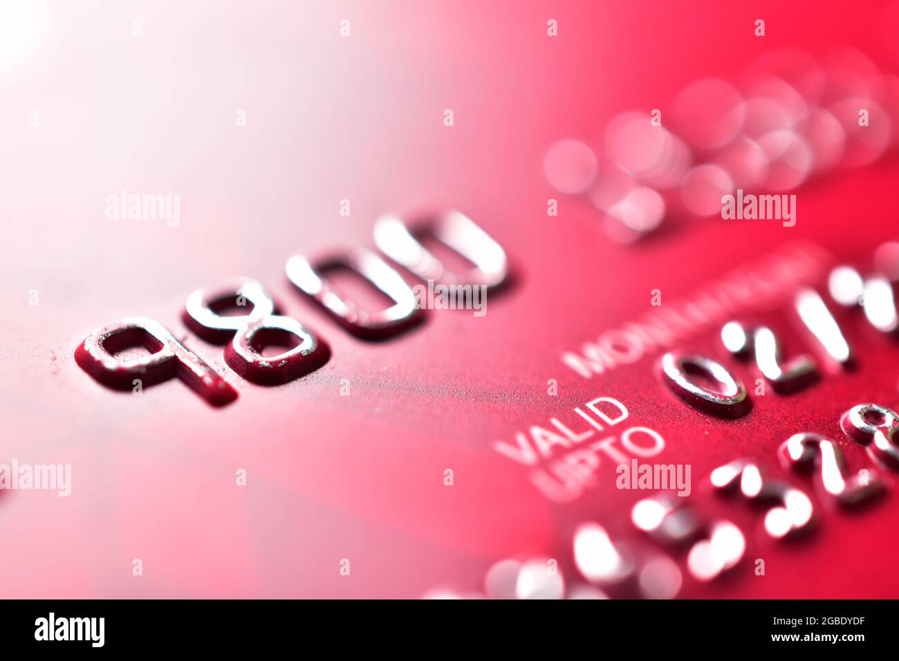 Closeup Of Credit Card, Plastic Money Stock Photo - Alamy