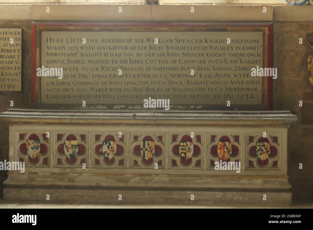 crypt for Diana Spencer princess of Wales Church buried in Crypt with ...