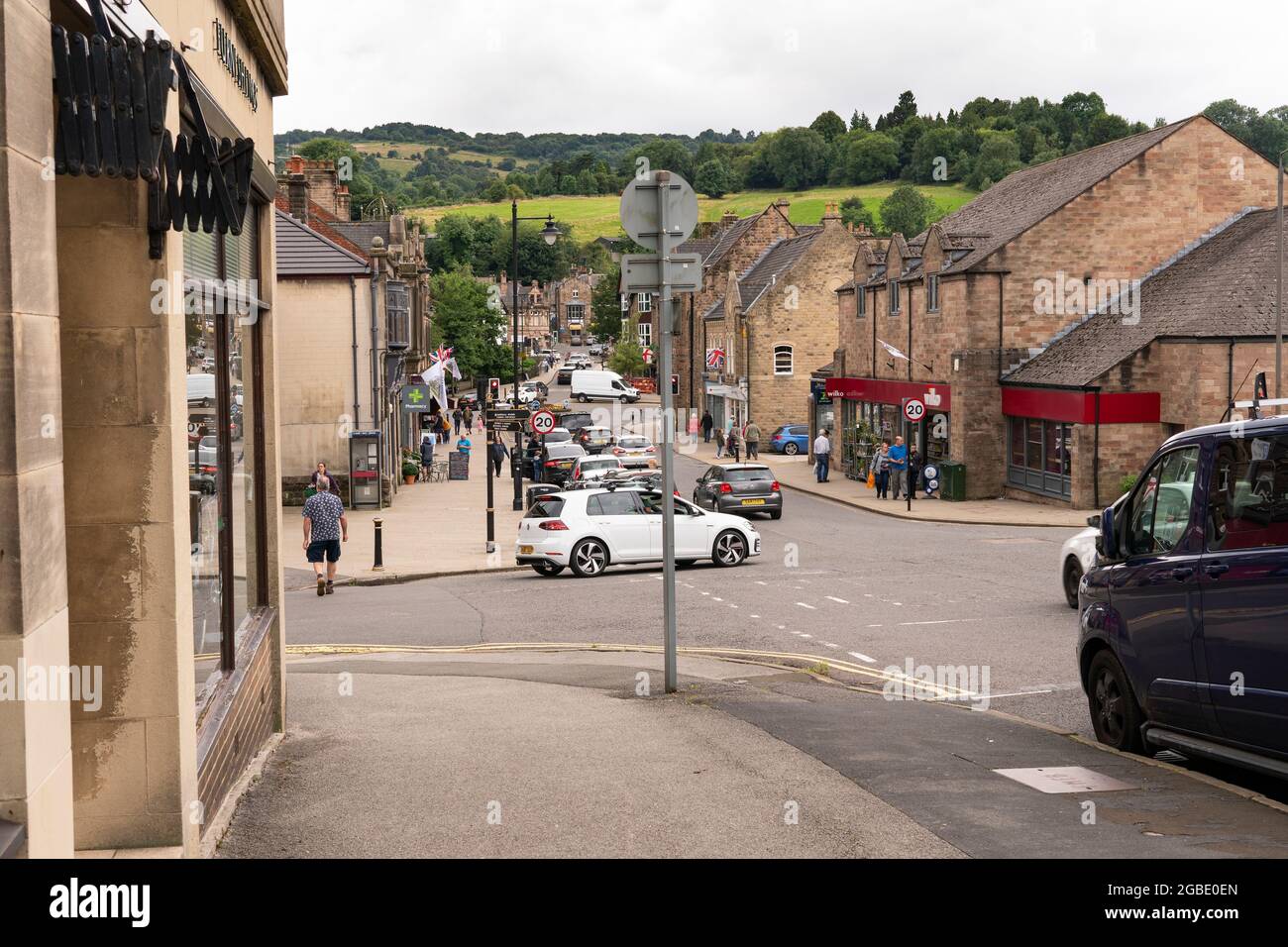 Shopping in matlock town hi-res stock photography and images - Alamy