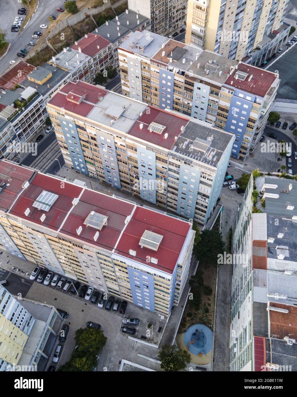 Almada lisbon portugal cacilhas aerial hi-res stock photography and ...